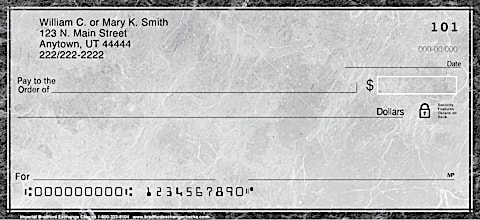 blank personal checks